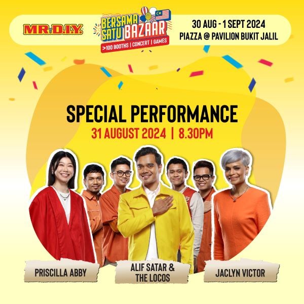 A Must-Visit This Merdeka - MR D.I.Y.’s First Merdeka Bazaar ...